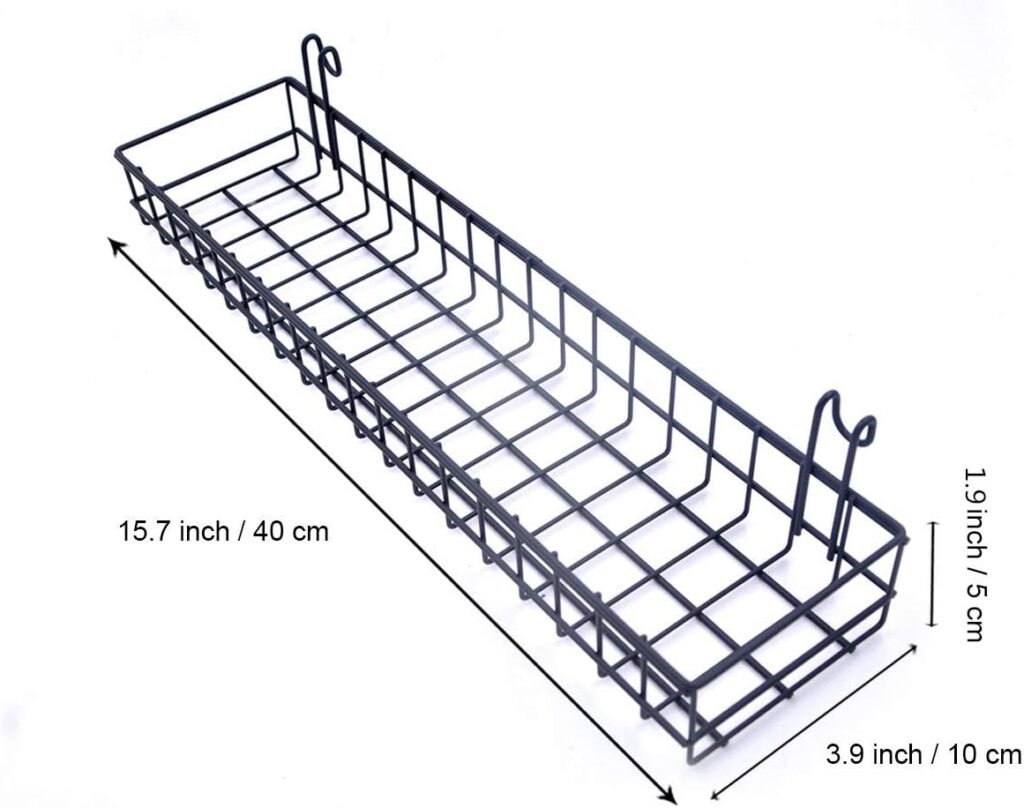 GridWall Wire Basket - Aldrich Shopfitting