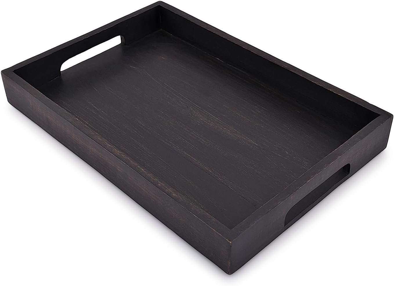 Black Wood Tray - Aldrich Shopfitting
